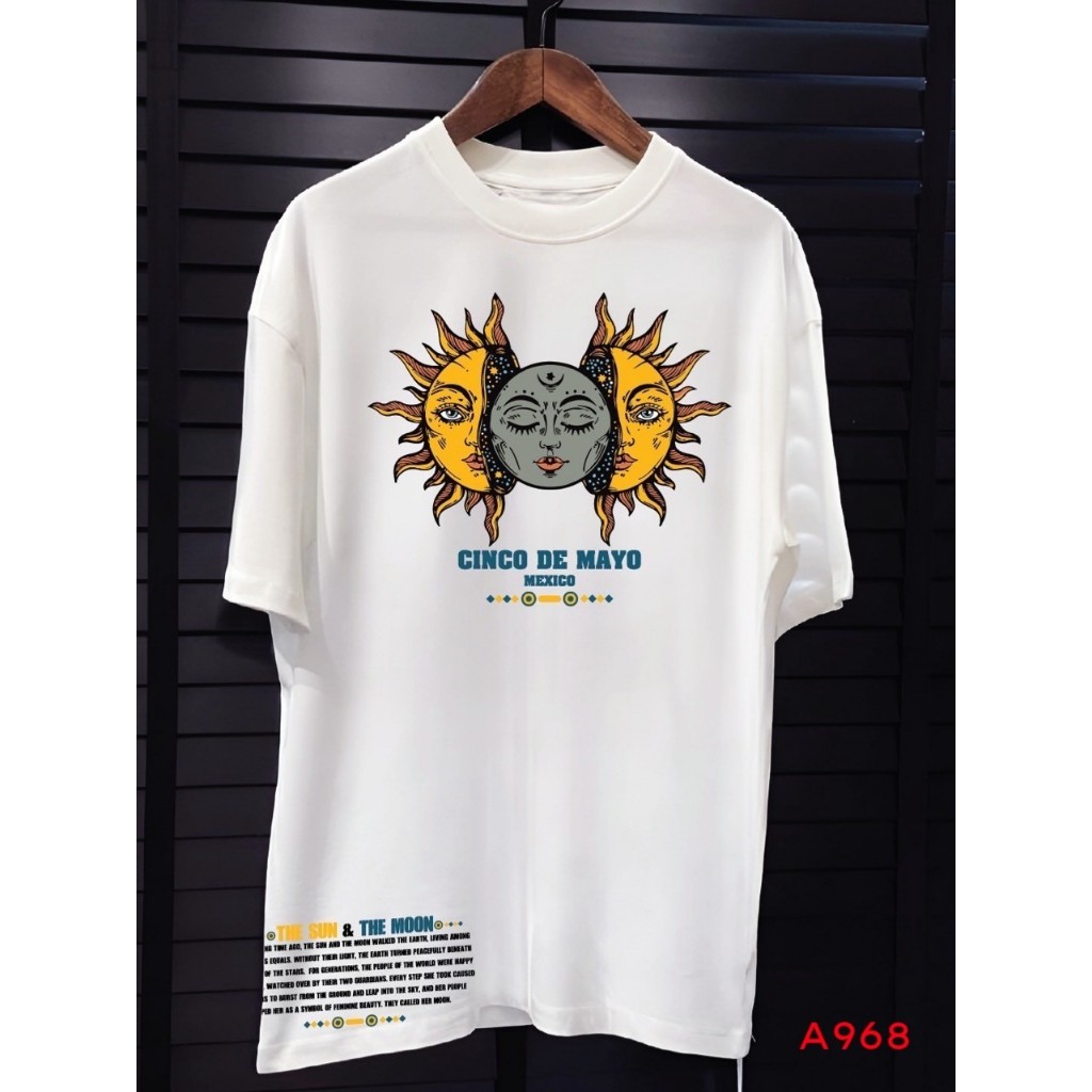 เสื้อCotton100% สกรีนแบบดิจิตอล เนื้อผ้าหนานุ่ม A968-แขนสั้น | Shopee Thailand