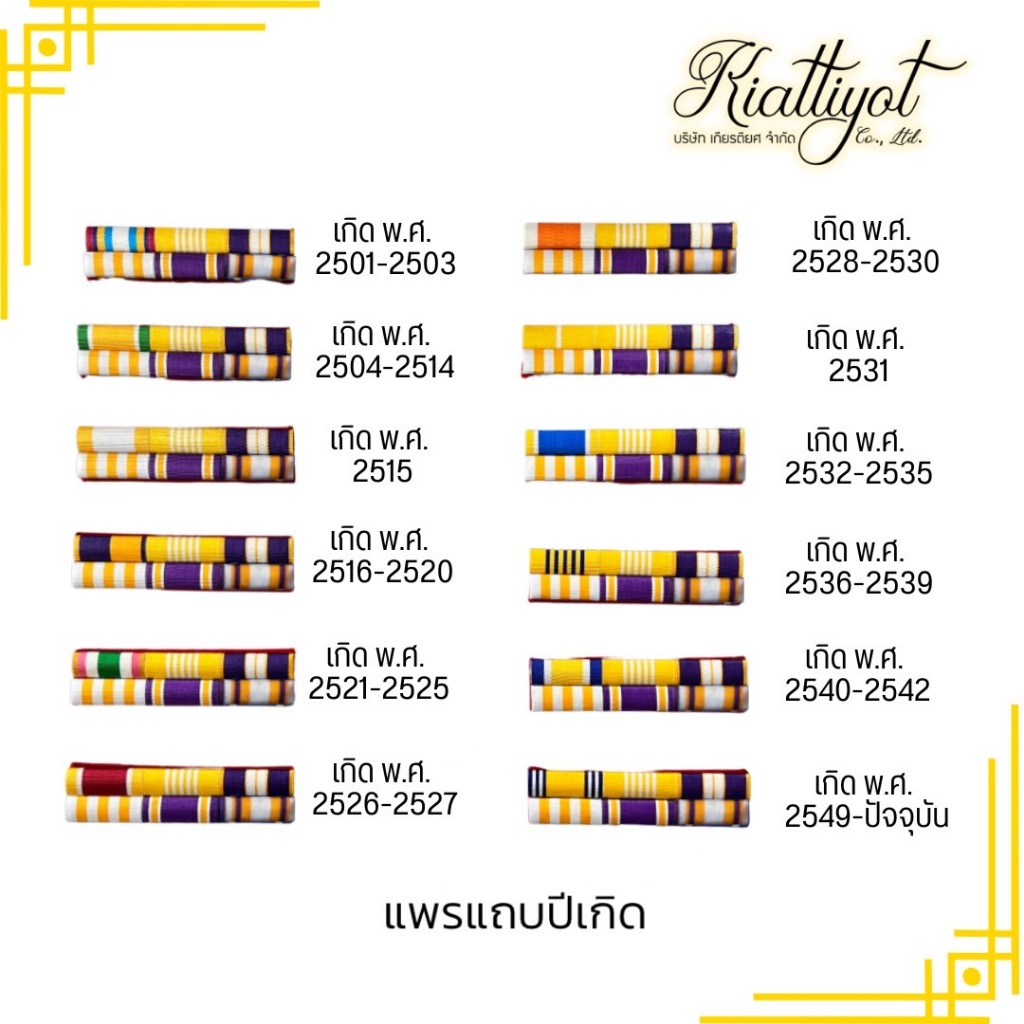 แถบสีติดอกแบบใหม่ล่าสุด72พรรษา(ผ้าแพรนูน) | Shopee Thailand