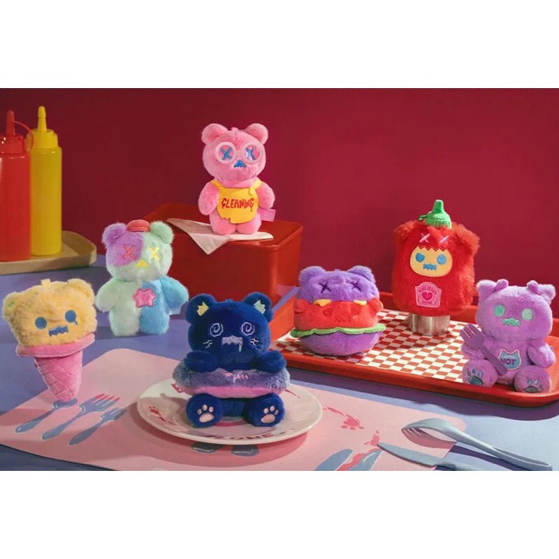 พร้อมส่ง/เช็คการ์ด Shinwoo Ghost dinner series plush keychain พวงกุญแจ ...