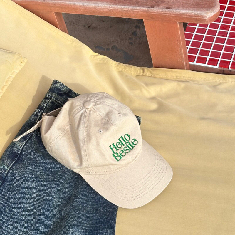 Green Bestie cap│Your Bestie collection Hello Bestie | Shopee Thailand