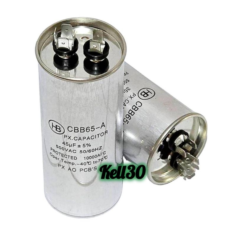 คาปาซิเตอร์ แอร์ 15/20/25/30/35/40/45/50/60/70/80 Uf แคปรัน/Capacitor ...