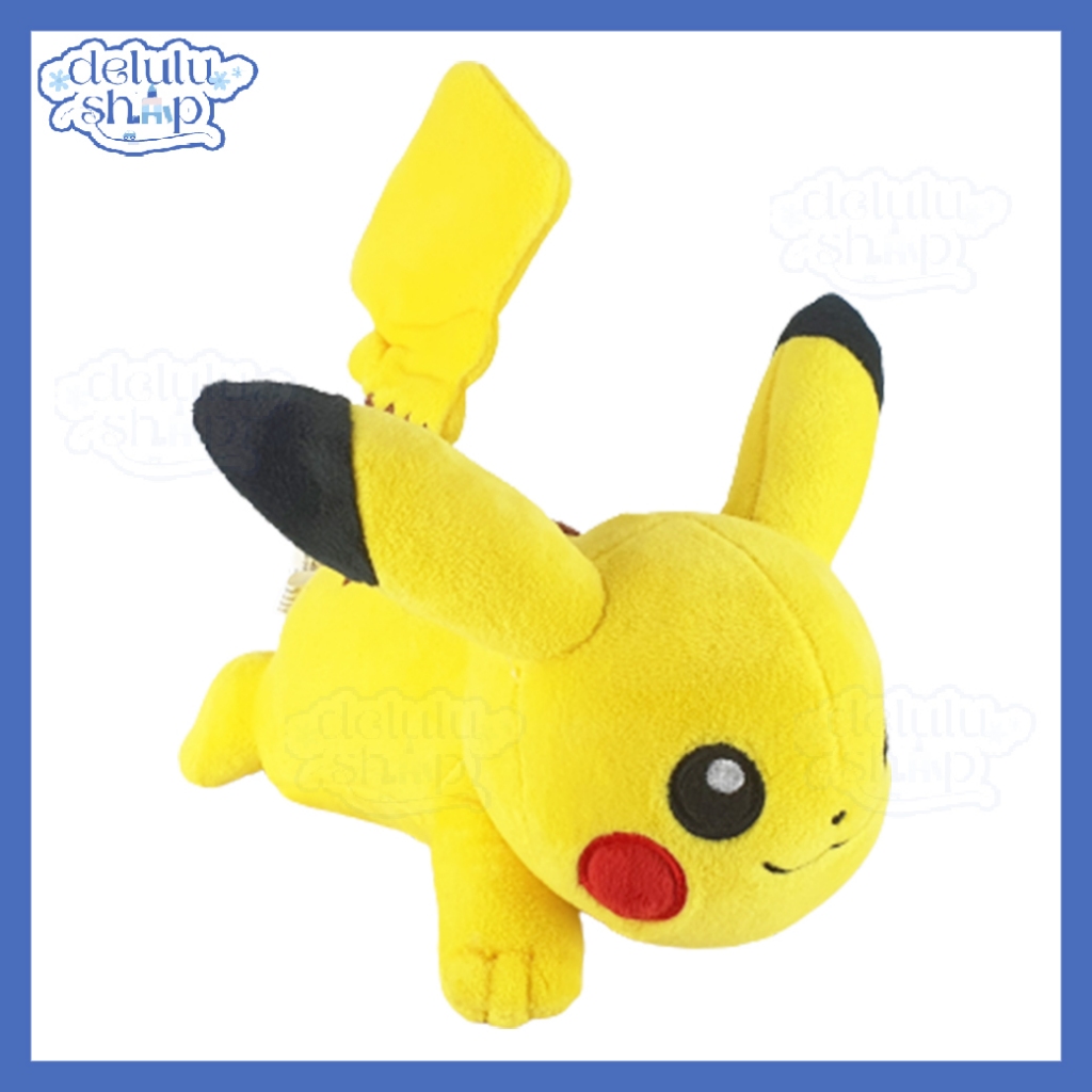 ตุ๊กตา พิคาชู โปเกม่อน Pikachu Run Pokemon ขนาด 7 12 นิ้ว / ของเล่น ...