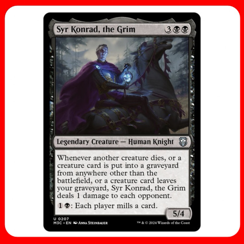 [MTG] Syr Konrad, the Grim [M3C] [BLACK] [UNCOM] [NORMAL] [ENG] (การ์ด ...