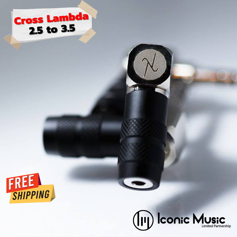 Cross Lambda แจ็คแปลง 2.5 mm TRRS to 3.5 TRS Adapter ของแท้ 100% | Shopee Thailand