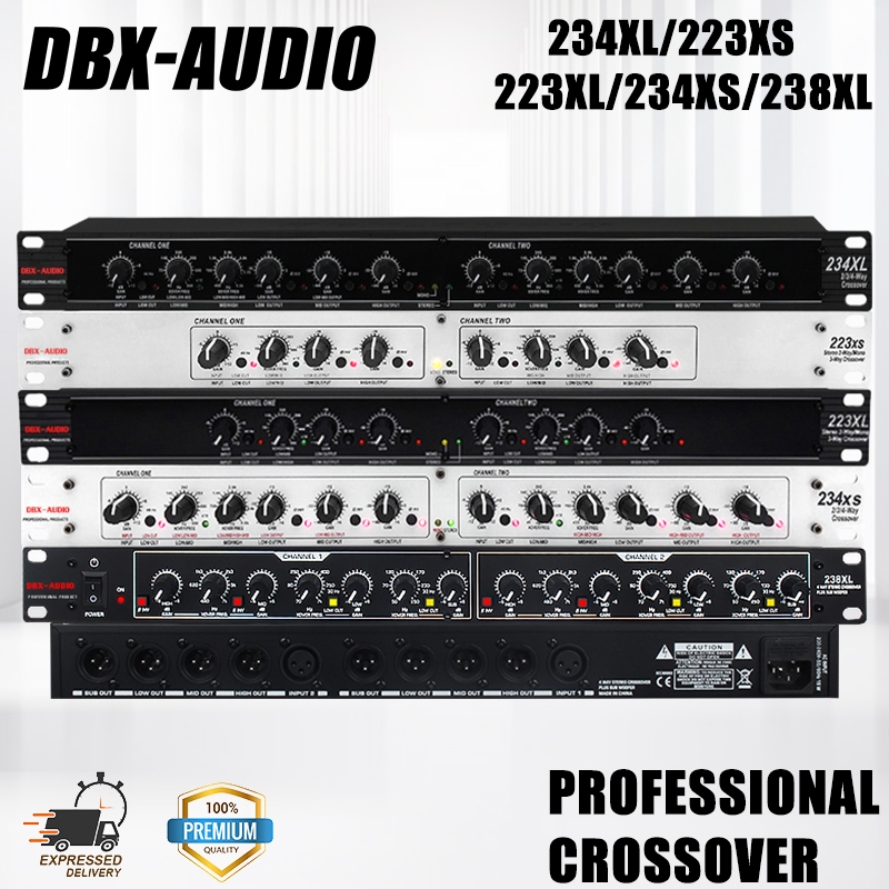 DBX-AUDIO 223XL/234XL/234XS/238XL ความถี่ระดับมืออาชีพตัวแยก ...