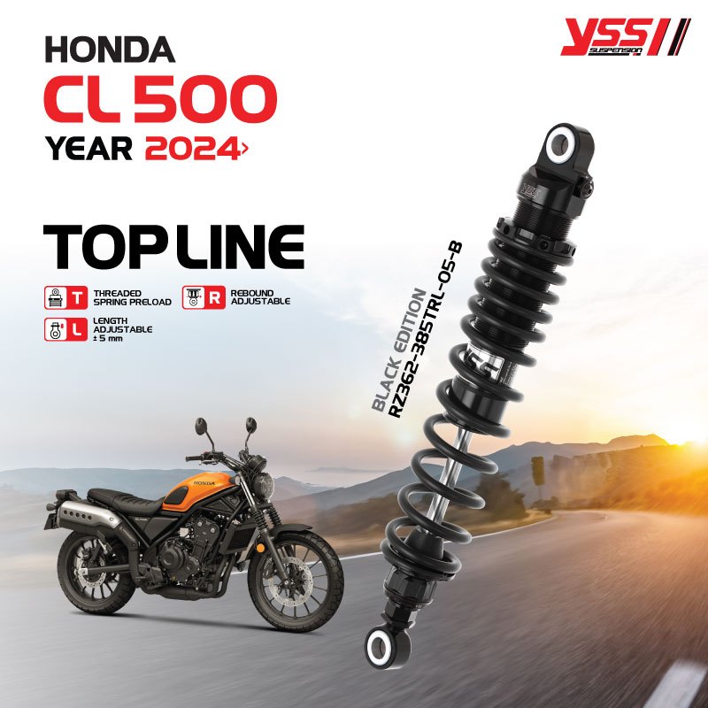 โช้คหลัง YSS สำหรับรุ่น HONDA CL 500 ปี 2024 | Shopee Thailand