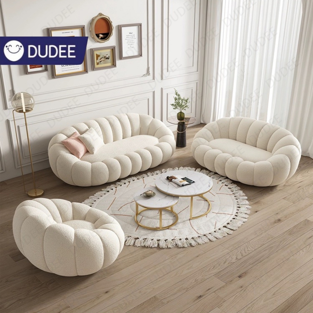 DUDEE โซฟาขนแกะ รุ่น SF-105 สไตล์ Luxuly สวยงามทันสมัย | Shopee Thailand