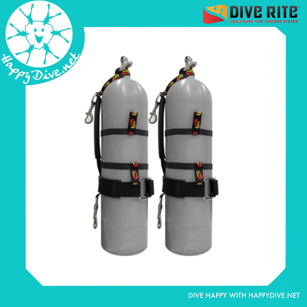 🐋 Dive Rite Sidemount Cylinder Rigging Kit X2 ไดฟ์ไรต์ สายรัดแทงค์ ...