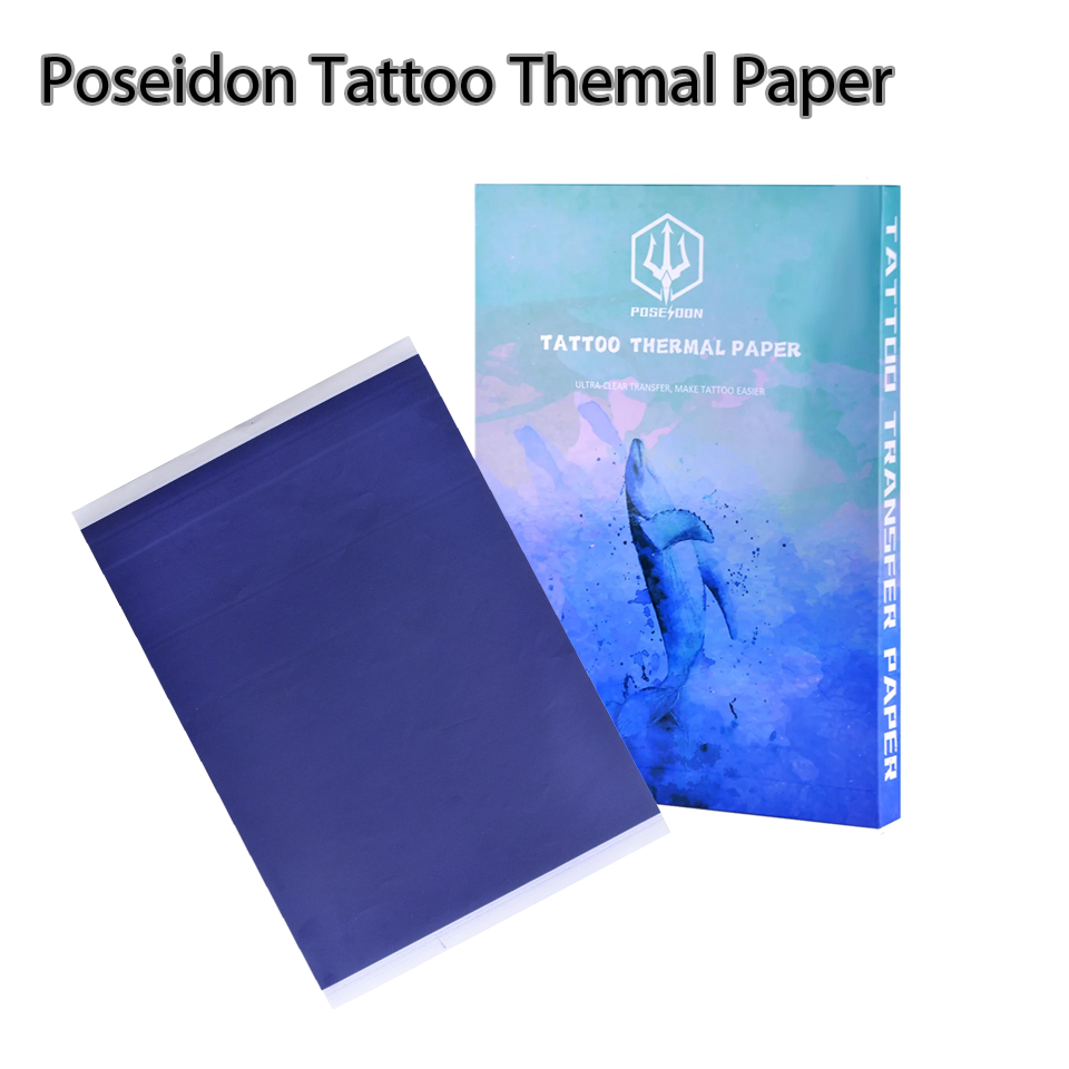 Poseidon Tattoo Handwrite Paper โพไซดอนกระดาษสำหรับลอกลายด้วยมือ กระดาษ ...