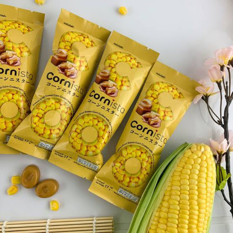 1ห่อ!! Cornista coated caramel butter 17กรัม ข้าวโพดเคลือบเนยคาราเมล fl | Shopee Thailand