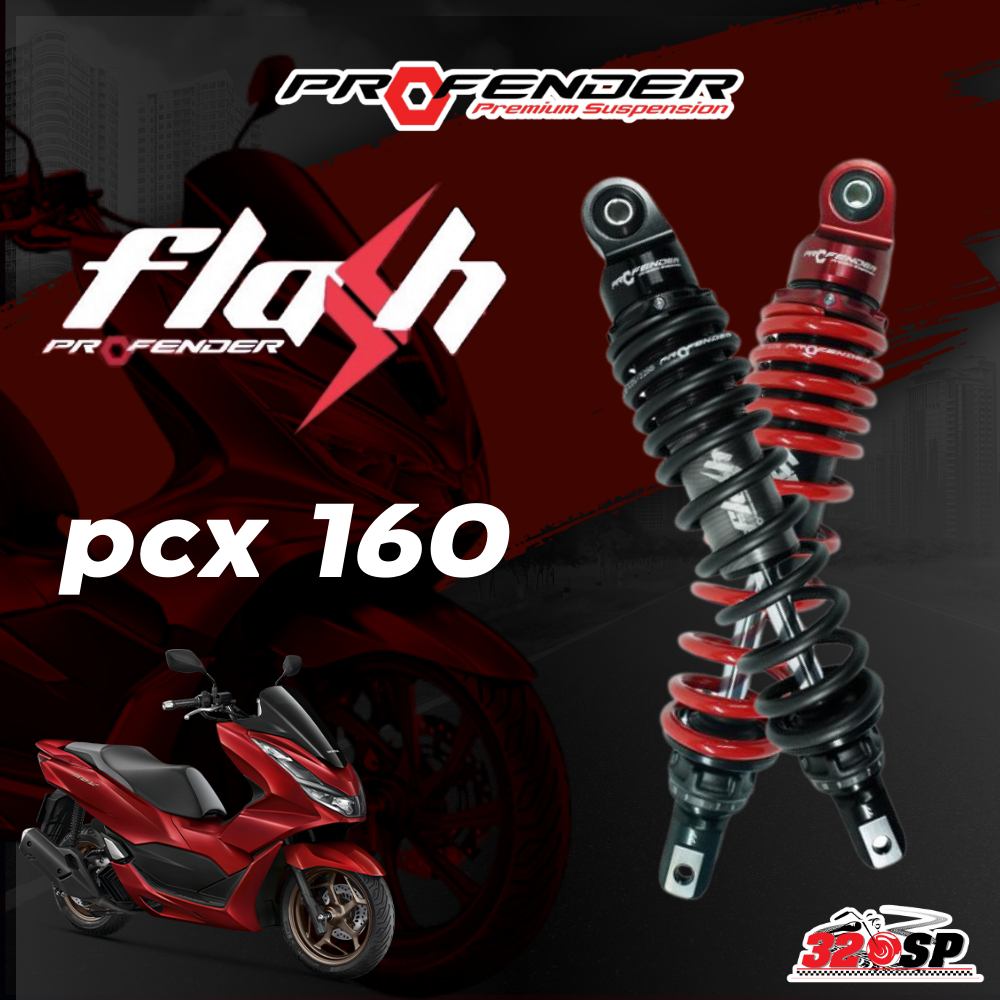 โช๊คหลัง PROFENDER FLASH SERIES HONDA PCX160 ของแท้ ส่งไว!!! 320SP ...