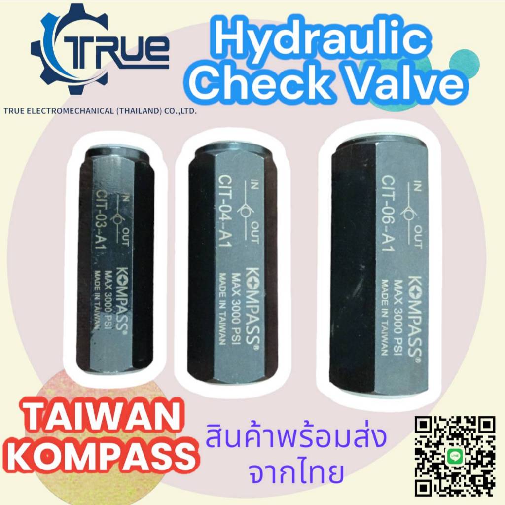 เช็ควาล์วไฮโดรลิค Check Valve Hydraulic เช็ควาล์วน้ำมัน วาล์วกันกลับไฮด ...
