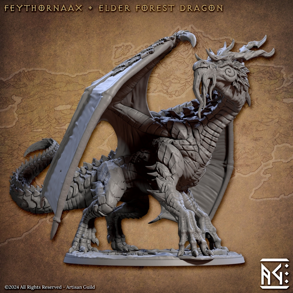 Feythornaax - Deeproot Lurikeen Epic Boss - Dragon True Dragon / 32mm ...
