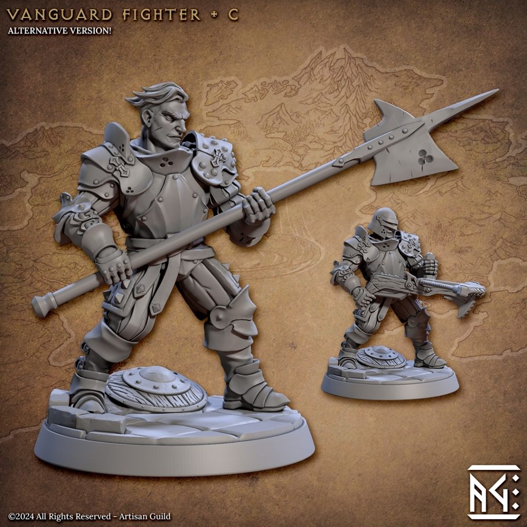 Vanguard Fighter C - Vanguard Fighters Guild - Humanoid Human / 32mm ...