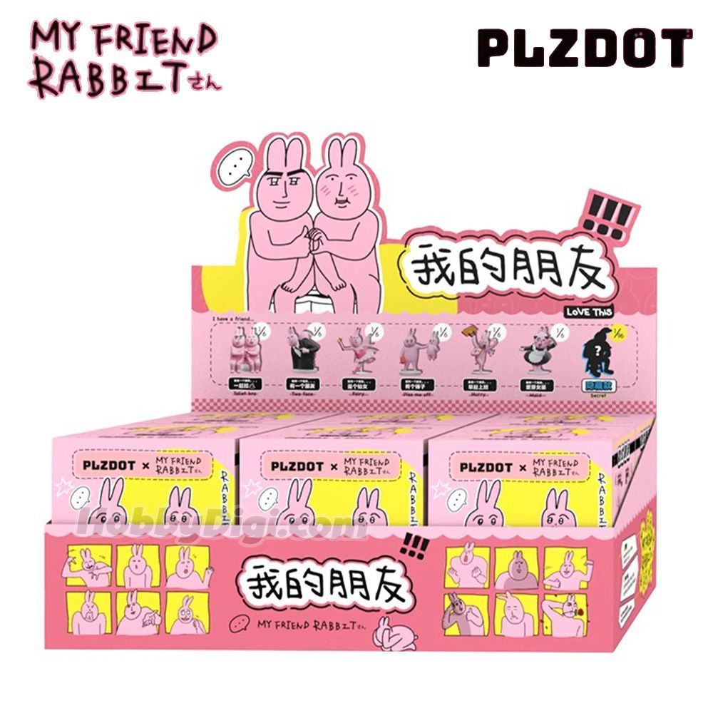 PLZDOT Blind Box - My friend Rabbit Series ฟิกเกอร จุ่มๆ 1ชิ้น ของแท้ ...