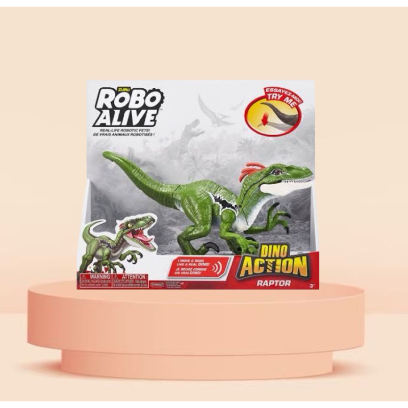 Robo Alive Dino Action Electronic Pet Raptor by ZURU | Shopee Thailand