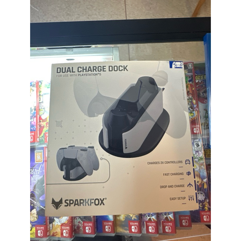แท่นชาร์จจอย ps5 sparkfox มือสองครบกล่อง | Shopee Thailand