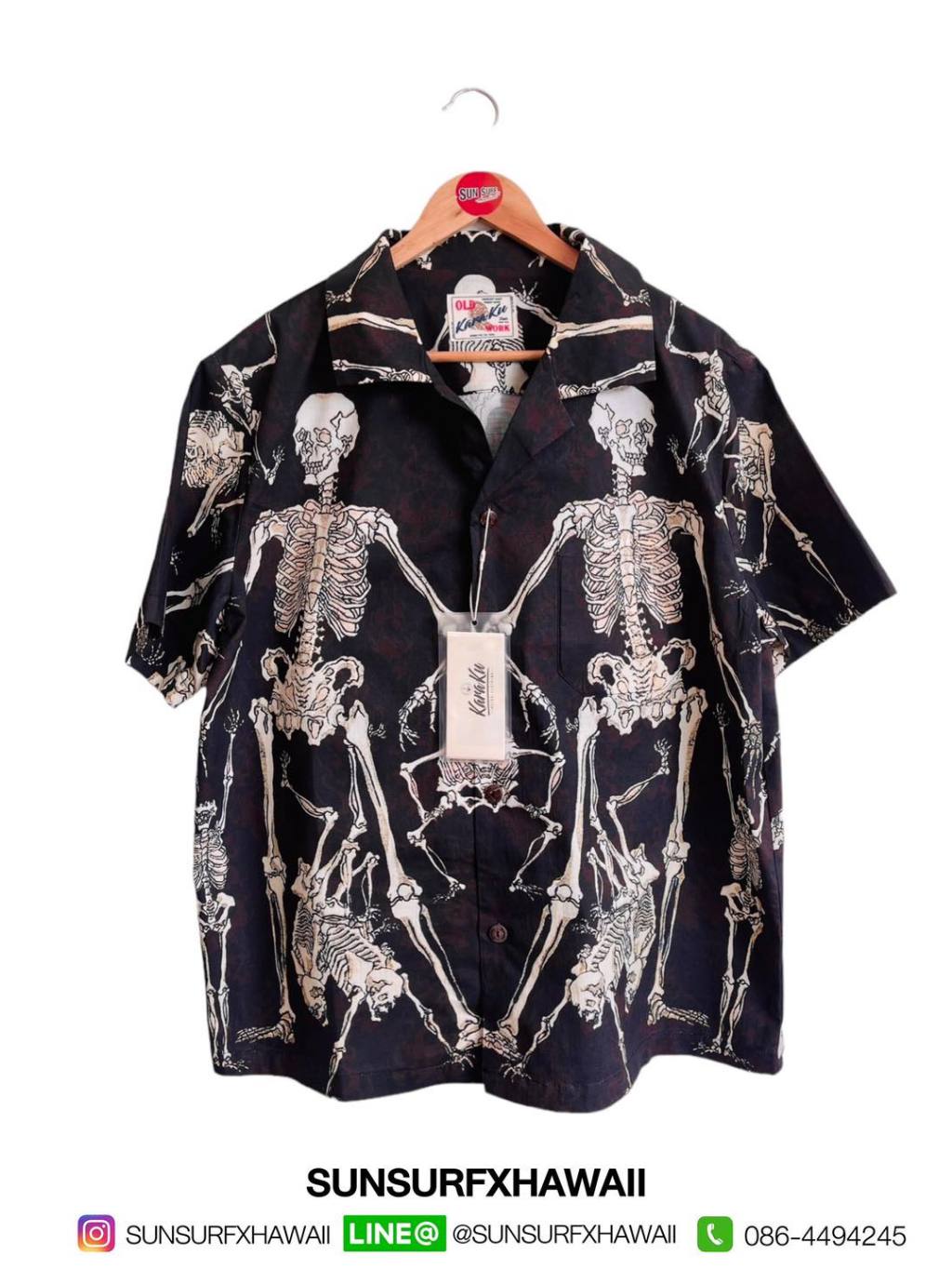 KARAKU HAWAIIAN SHIRT SKULL | Shopee Thailand