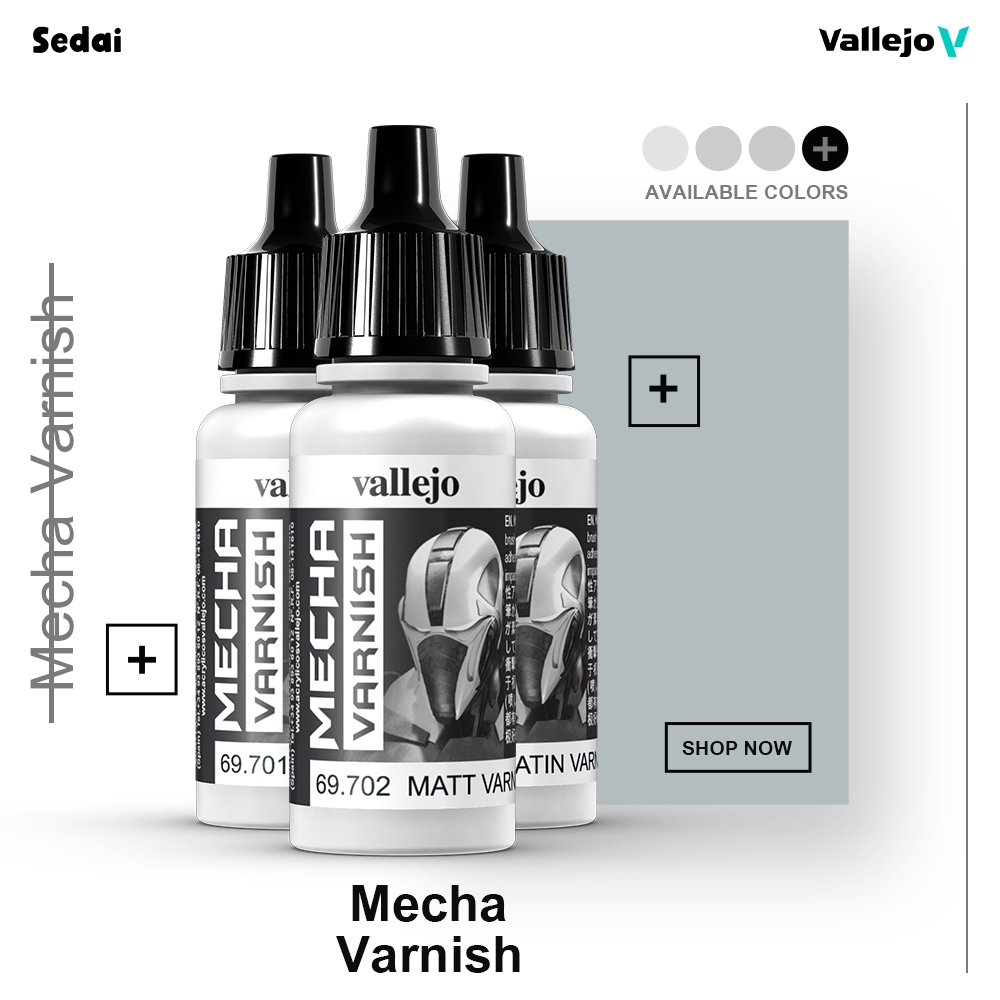 [วาเลโฮ สีเพ้นท์โมเดลสูตรน้ำ] Mecha Color 17ML. (Varnish) | Shopee Thailand