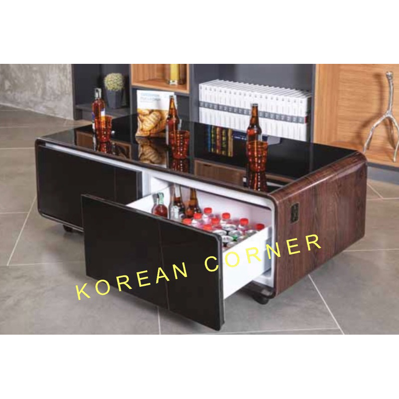 Hafele Smart Table Fridge Furniture🇩🇪 ตู้เย็น โต๊ะกลาง เครื่องเล่นเพลง ...