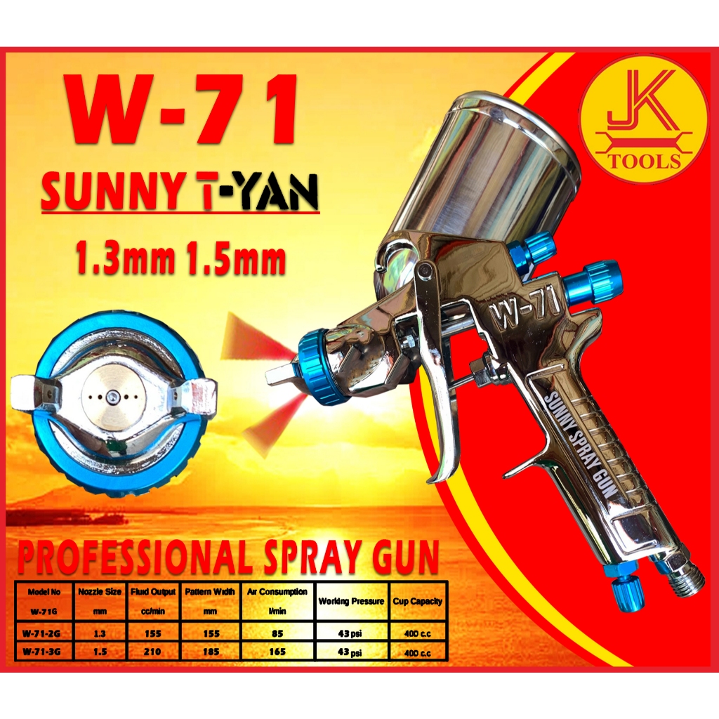 กาพ่นสี กาพ่นสีรถยนต์ กาข้าง W-71G (Air Spray Gun) | Shopee Thailand