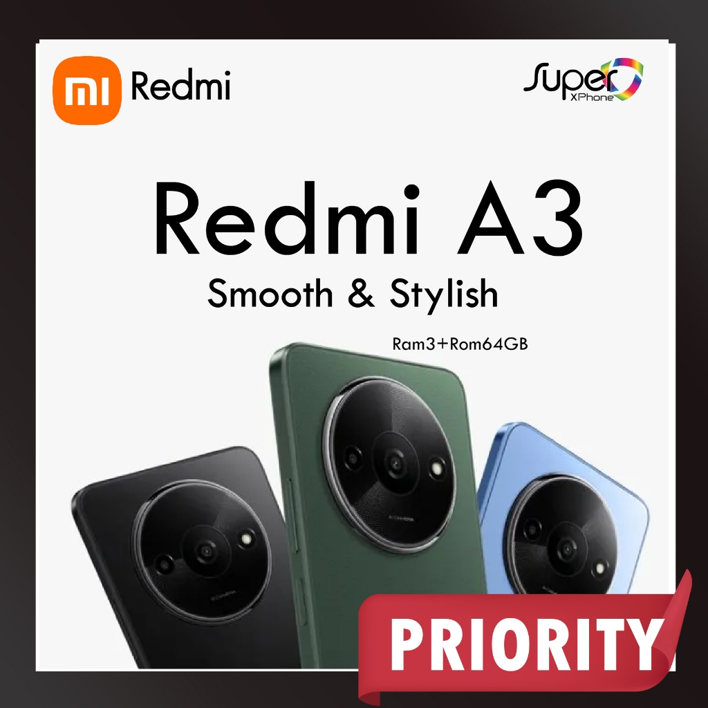 Redmi A3(Ram3+Rom64GB)เน้นจอใหญ่ 6.71"(By Shopee SuperTphone1234 ...