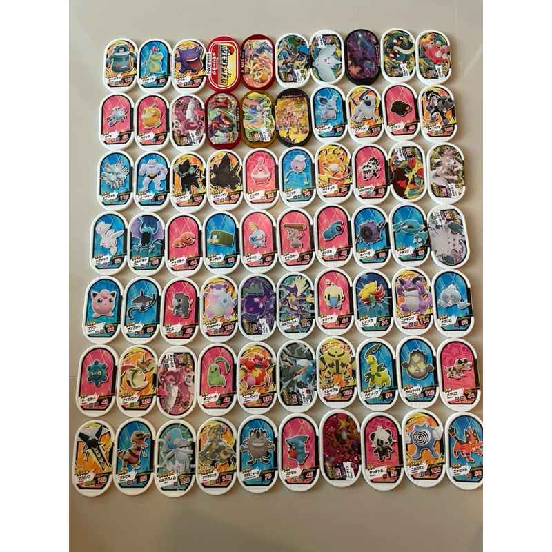 โปเกม่อน เกมส์ตู้ 5 ดาว Meza star Pokemon MEZASTAR TAKARA TOMYมี70ชิ้น ...