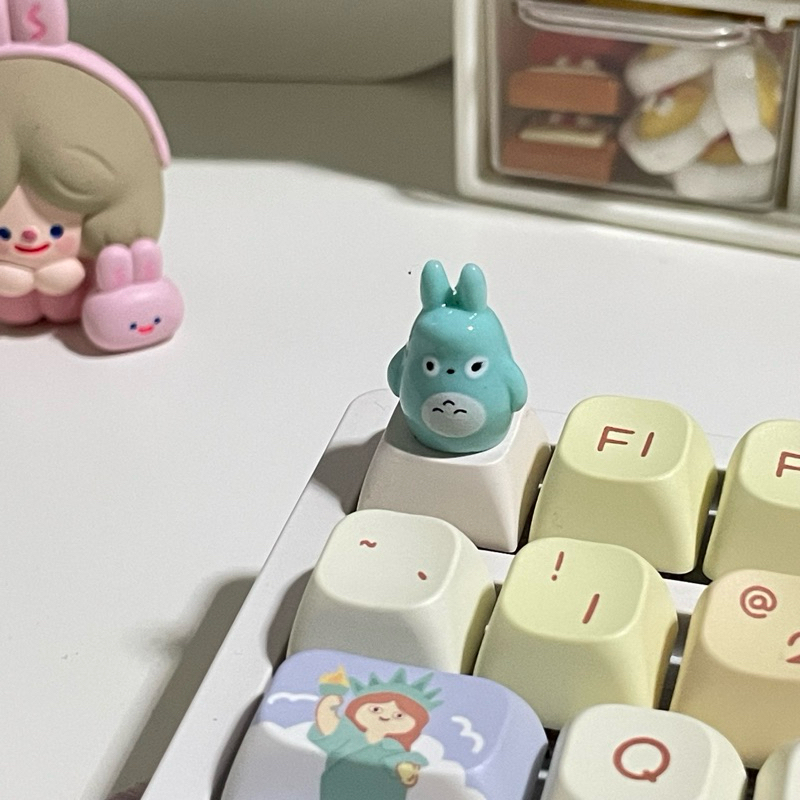 [keycaps] คีย์แคป Totoro พุดดิ้งSanrio สำหรับ Mechanical Keyboard ...