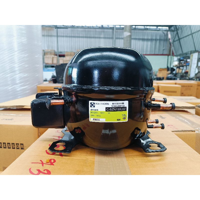 คอมเพรสเซอร์ตู้เย็นมือสอง รุ่น CB150 ขนาด 1/5 แรง น้ำยา R134 ( เทียบเท่า AE1360 ) | Shopee Thailand