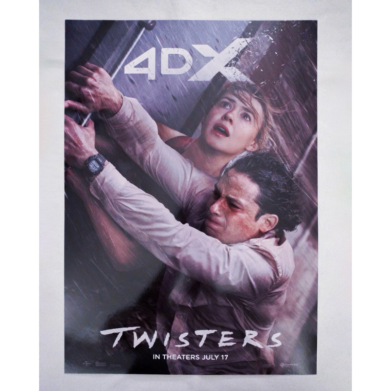 โปสเตอร์ของแท้ “TWISTERS” 4DX จาก Major Cineplex - Poster “TWISTERS” 4DX | Shopee Thailand