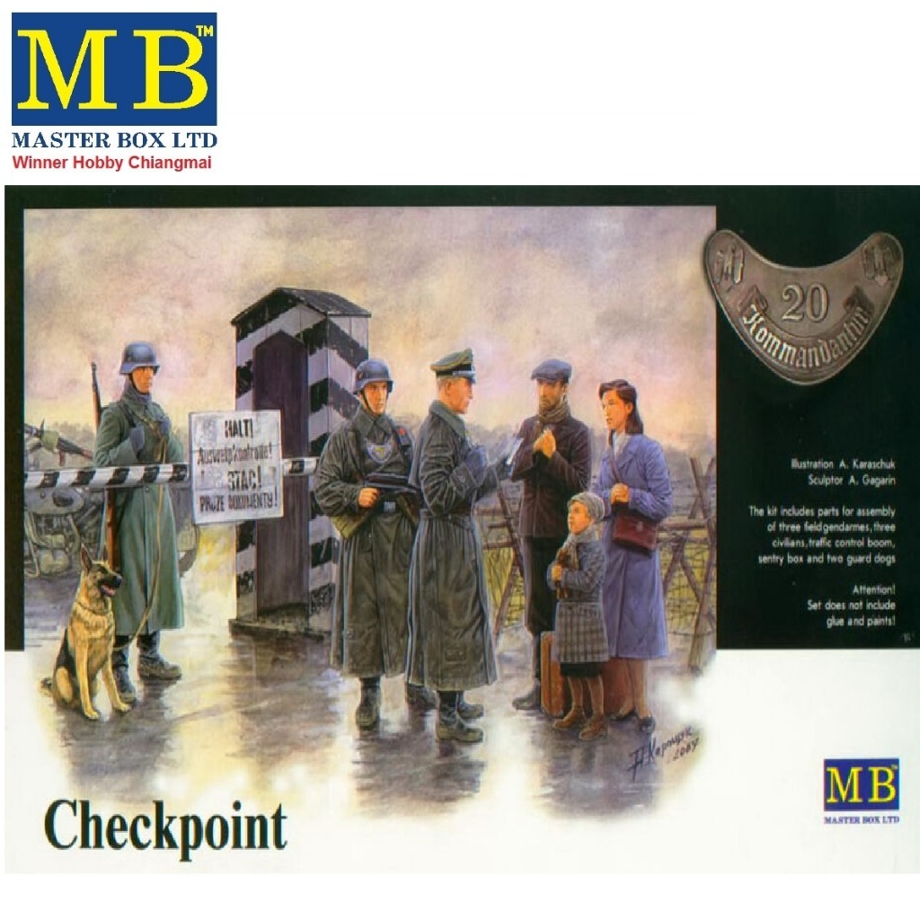 โมเดลฟิกเกอร์ Master Box 3527 Checkpoint 1/35 | Shopee Thailand