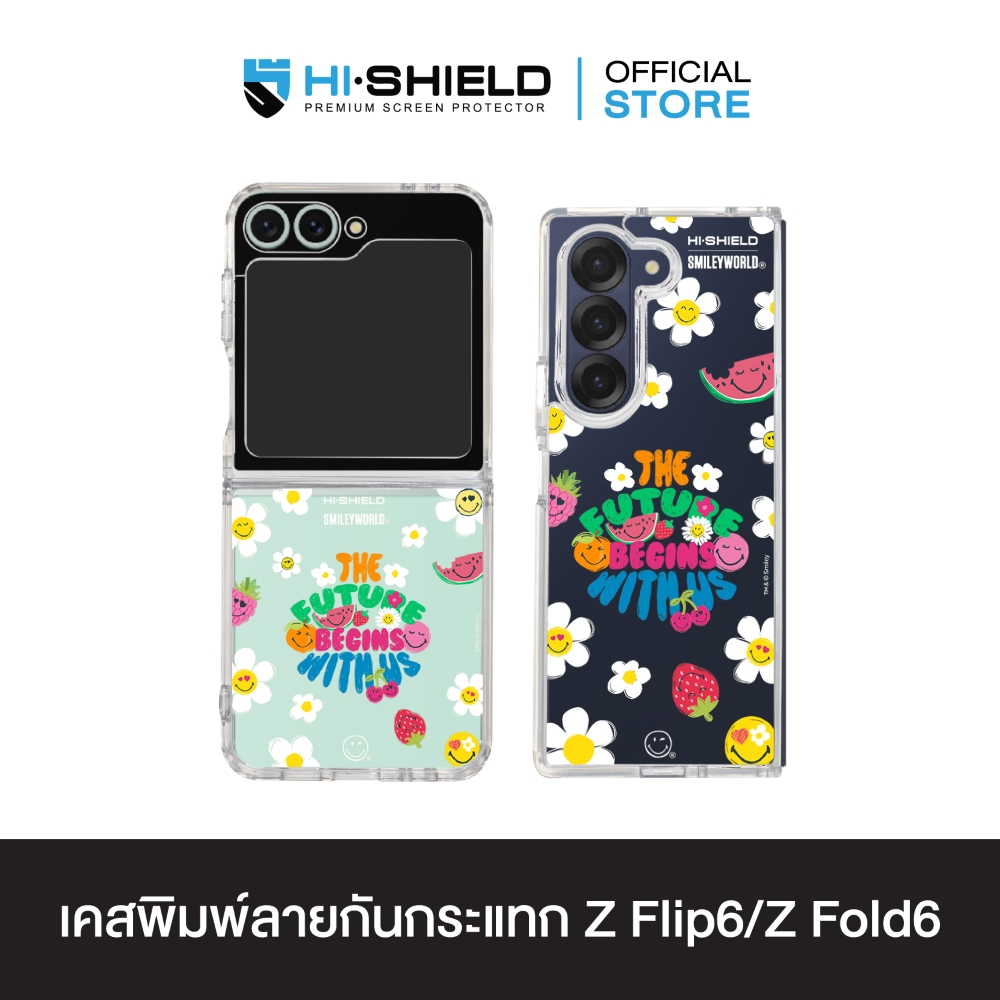 [ZFLIP6 / ZFOLD6] HI-SHIELD Stylish เคสใสกันกระแทก Samsung ZFLIP6 ...