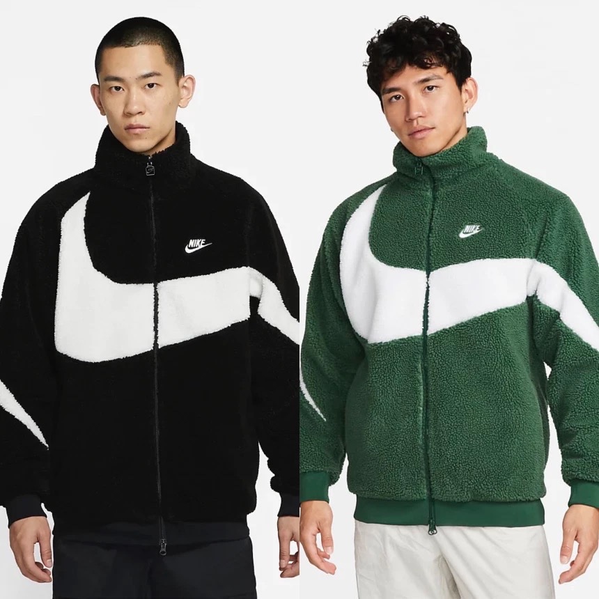 พร้อมส่ง แท้ 100% Nike Big Swooch Fleece Jacket | Shopee Thailand