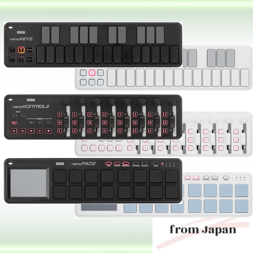 KORG USB MIDI Keyboard nanoKEY2 / nanoKONTROL2 / nanoPAD2 Music ...