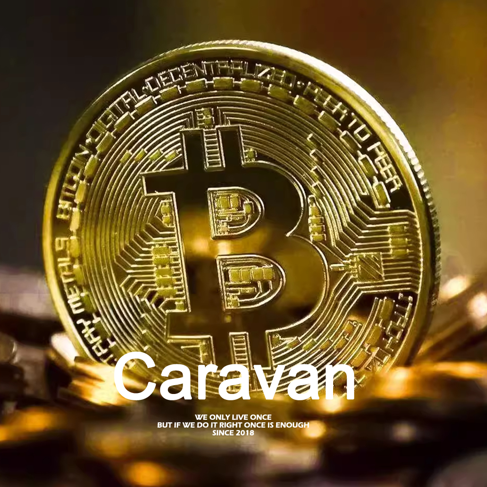 Caravan crew Bitcoin commemorative coins ของประดับ ของที่ระลึก ของขวัญ ...