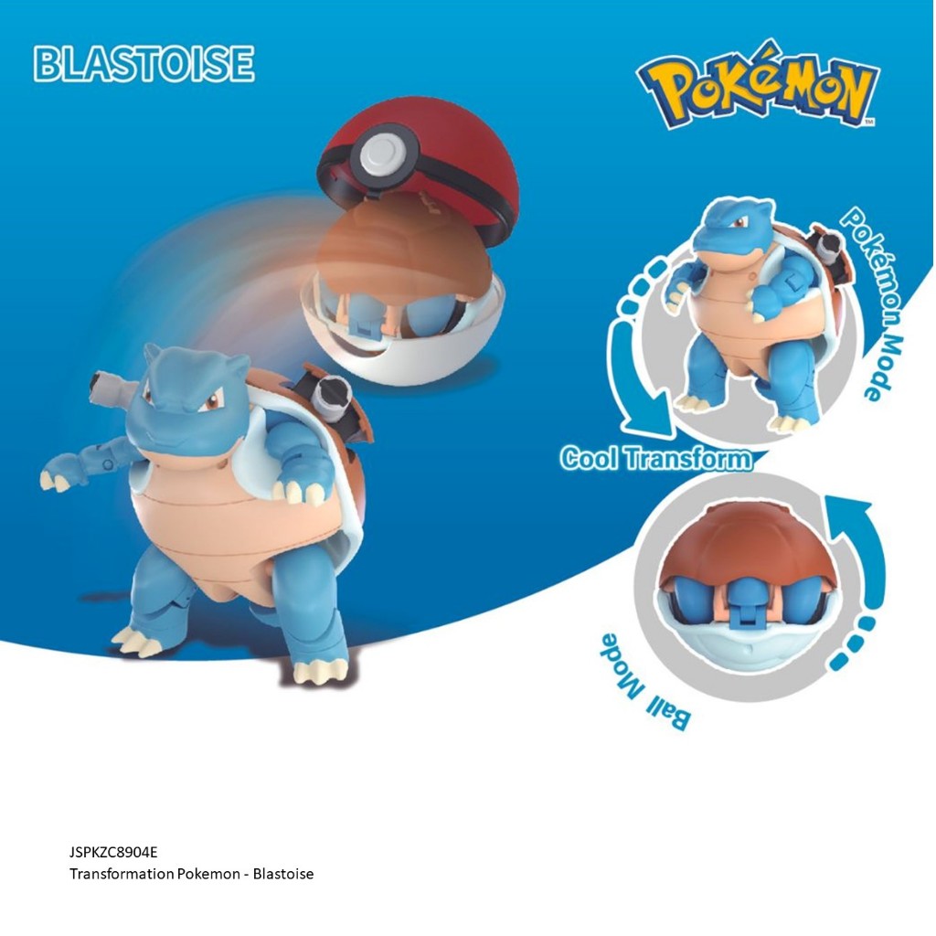 Johnson Pokemon - Transformation Pokemon - Blastoise รหัส JSPKZC8904E | Shopee Thailand