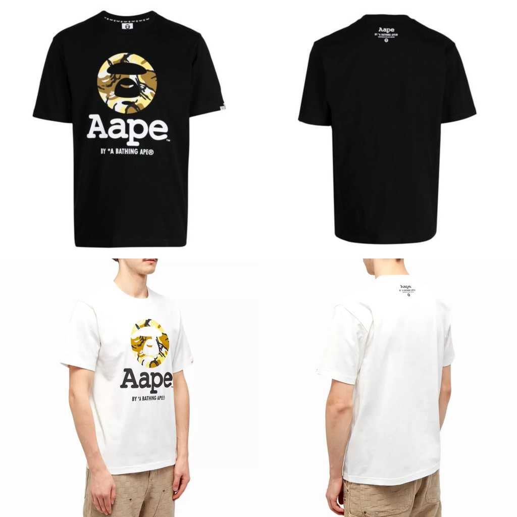 [ ของแท้ ] เสื้อ Aape by a bathing ape / camo moon face ของใหม่ พร้อม ...