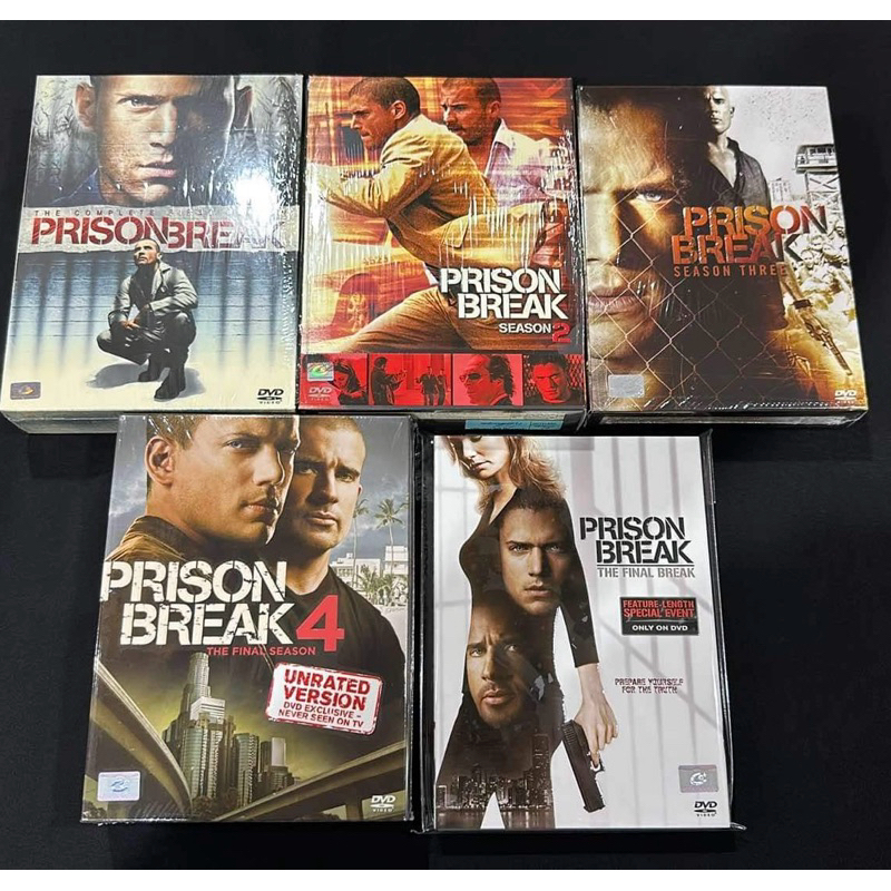 DVD Prison Break 1-5 season 23 แผ่น จบ ซับไทยเท่านั้น | Shopee Thailand