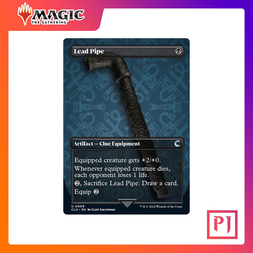 [MTG] Lead Pipe (Borderless) [CLU] [BLACK] [UNCOM] [NORMAL] [ENG ...