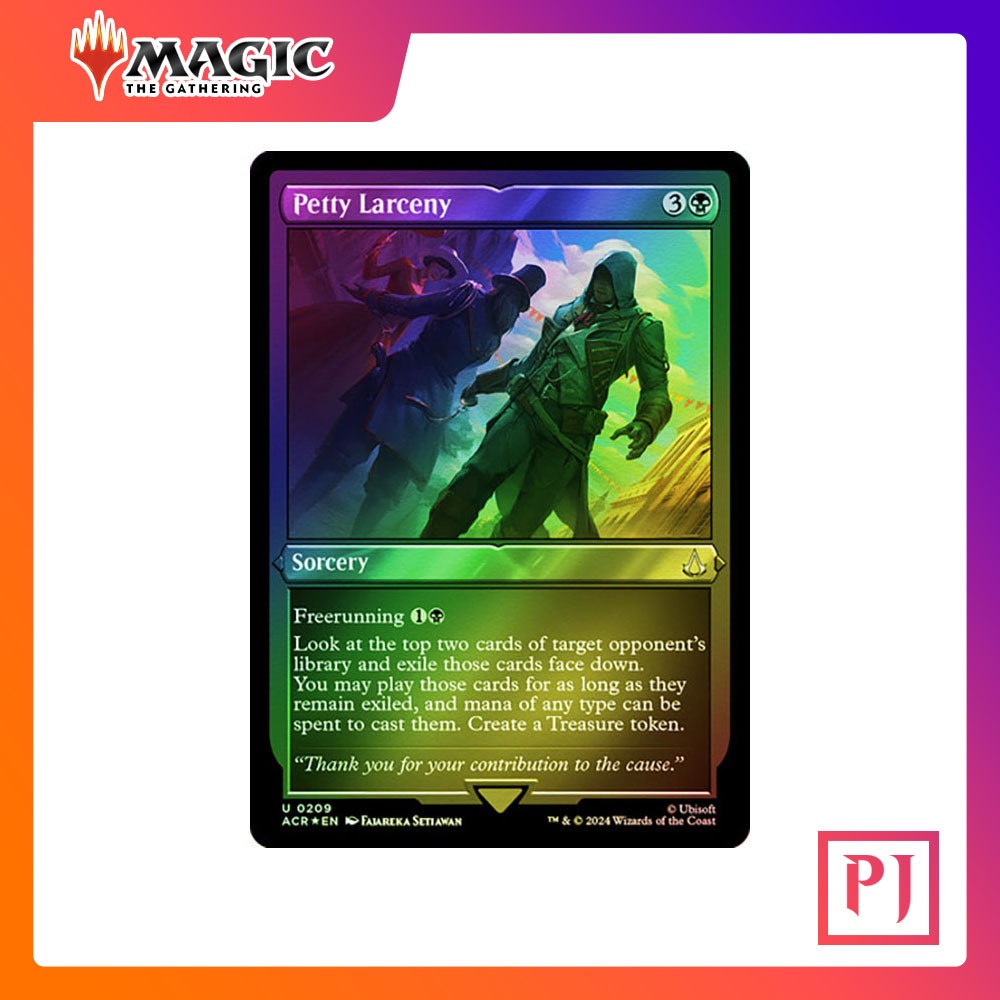 [MTG] Petty Larceny (Foil Etched) [ACR] [BLACK] [UNCOM] [FOIL] [ENG ...
