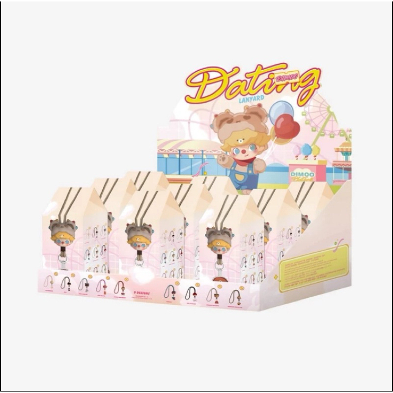 [พร้อมส่งในไทยแบบยกbox] Popmart Dimoo Dating - สายคล้อง Series-Lanyard ...