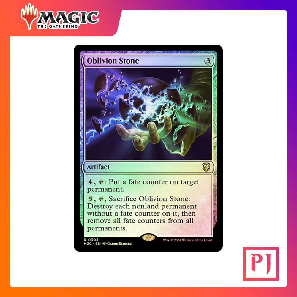 [MTG] Oblivion Stone (Ripple Foil) [M3C] [ARTIFACT] [RARE] [FOIL] [ENG ...