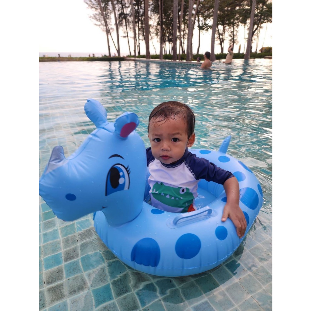 ห่วงยางขาสอด แรดสีฟ้า 73ซม. รุ่น SY-E0117 | Shopee Thailand