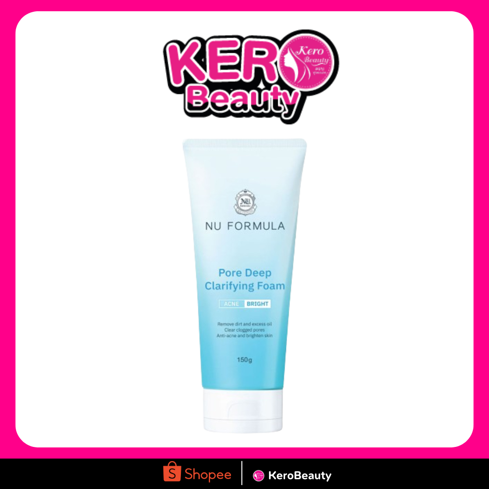 Nu Formula Pore Deep Clarifying Foam 150g โฟมล้างหน้า นู ฟอร์มูล่า สูตร ...