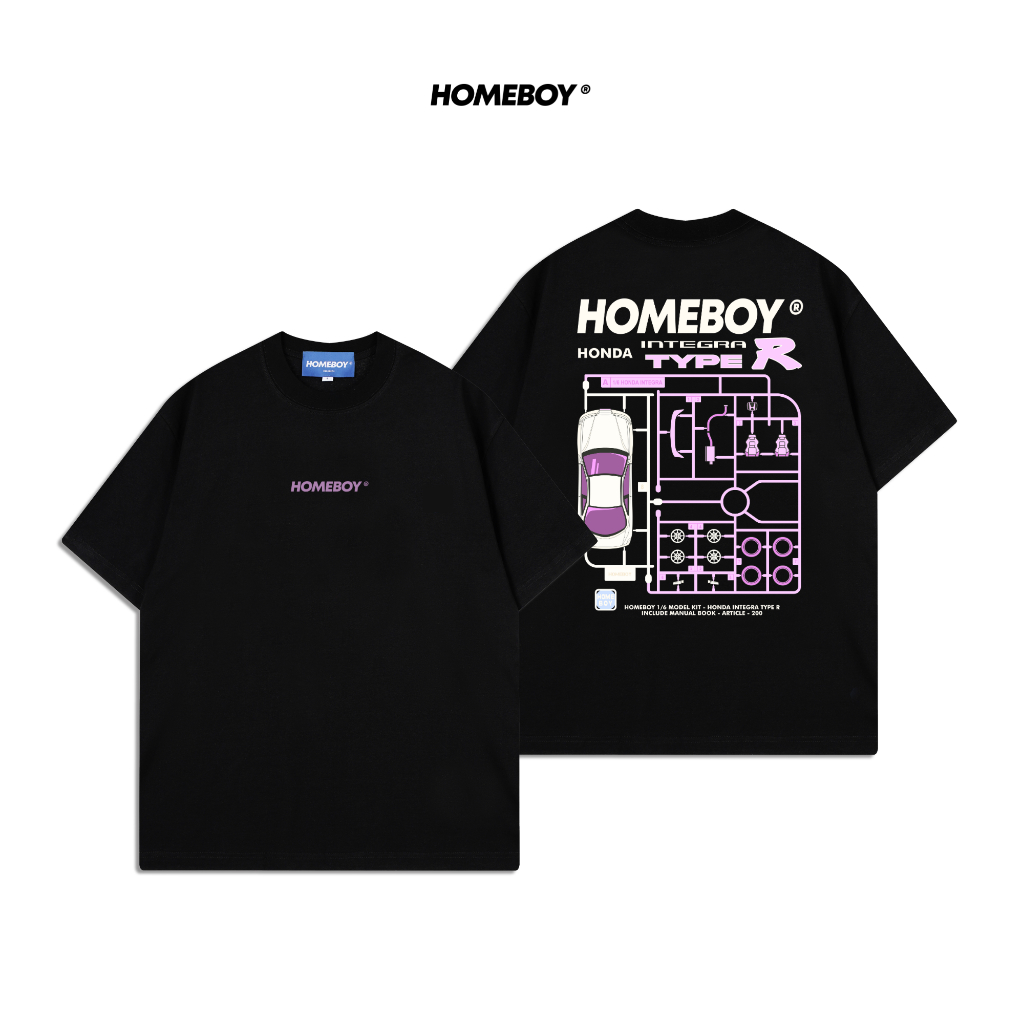 HOMEBOY เสื้อยืดผู้ชายลาย HB.TYPE.R | Shopee Thailand