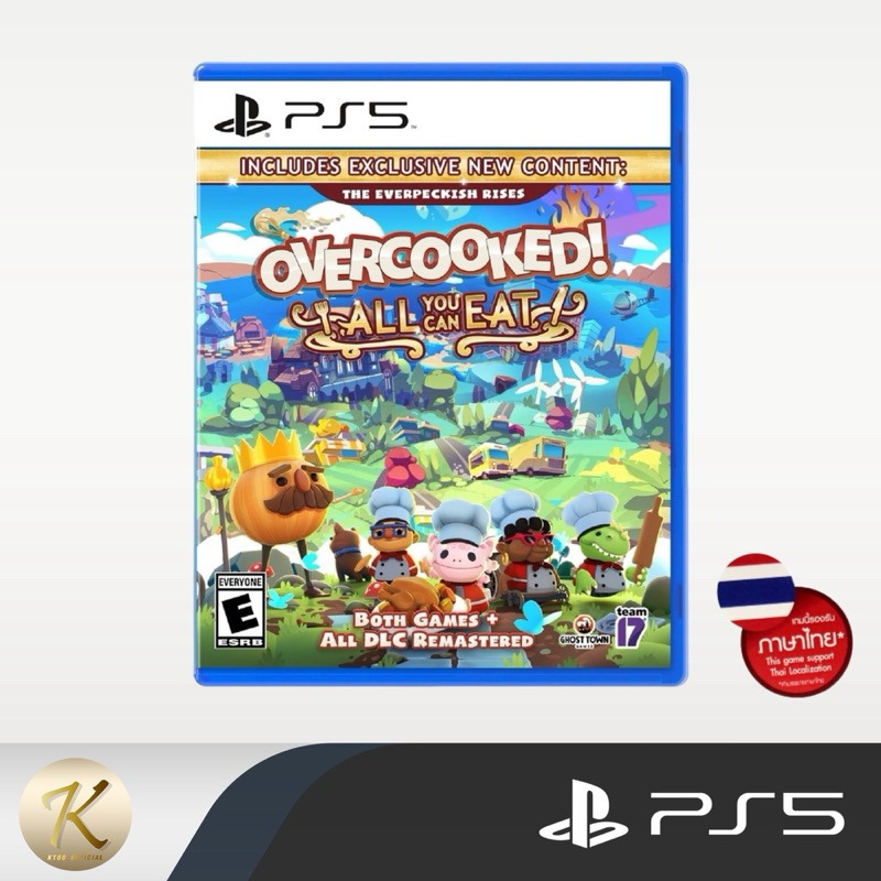 แผ่นเกมส์ PS5 : Overcooked all you can eat (มือ1,มือ2) 📍(รองรับภาษาไทย ...
