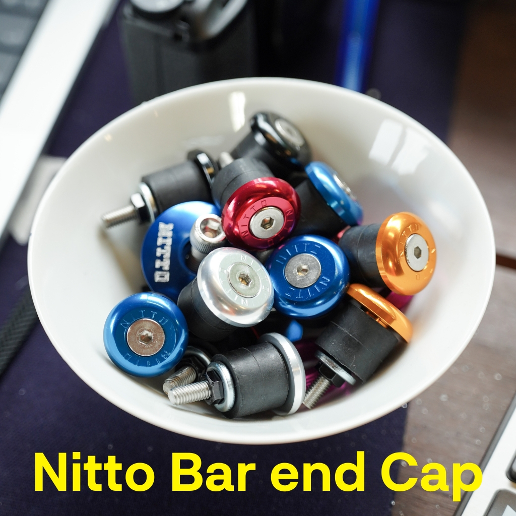 Nitto Bar end cap จุกปิดปลายแฮนด์จักรยาน | Shopee Thailand