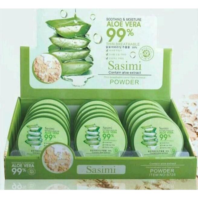 Sasimi soothing moisture -- ซาซิมิแป้งพัฟว่านหางจระเข้ เบอร์ 01 / 02 ...