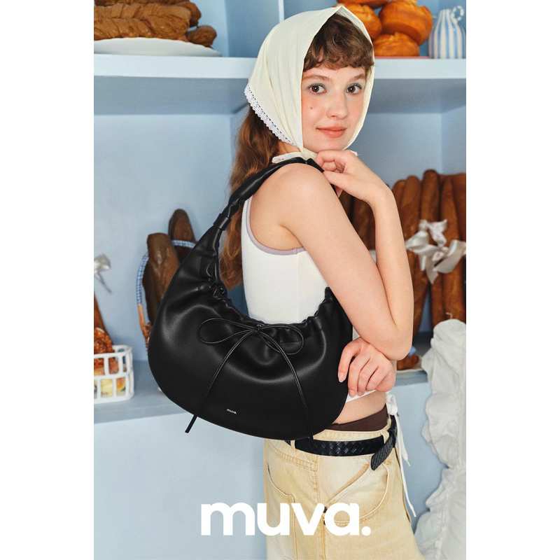 [โค้ดลด 30% เหลือ 1,953.-] MUVA Cloud Pleats Fufu Bag กระเป๋าสะพายข้าง ...
