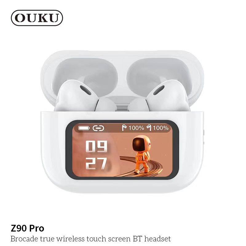 OUKU Z90 Pro หูฟังบลูทูธ Wireless touch screen BT 5.3 จอแสดงแบบสัมผัส รองรับฟังก์ชั่นที่หลากหลาย ...
